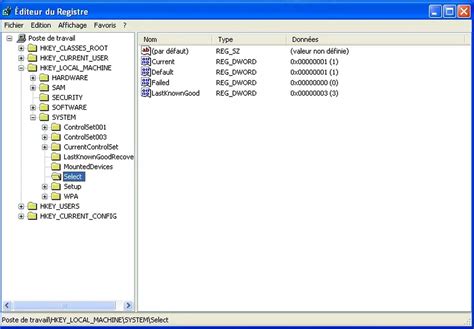 Comprendre Hklmsystem Currentcontrolset Dans Windows