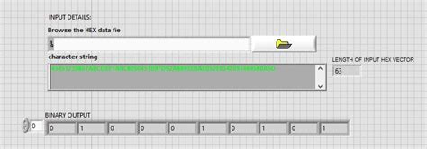 Hex To Binary Converter Labview Source Code Rf Wireless World