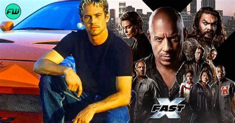 You Will See Brian Fast X Stars Feelings About Paul Walkers Cameo