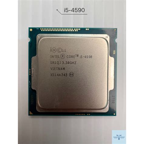 Intel Core I5 4590 1150腳位 4核心 Cpu 330ghz 蝦皮購物