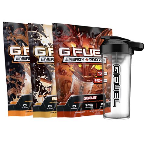G Fuel Energy Protein 20 Serving Bag And Shaker