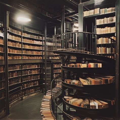 A Librarys Automated Book Sorting System In Action Premium AI