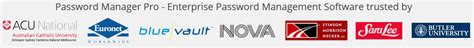 Customers Using Password Manager Pro