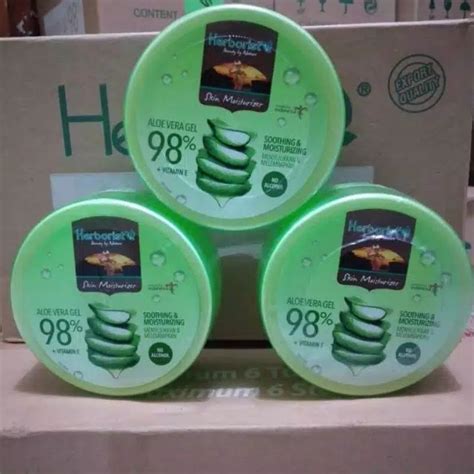 Jual Herborist Aloe Vera Gel 98 Kemasan Pot Soothing And Moisturizing
