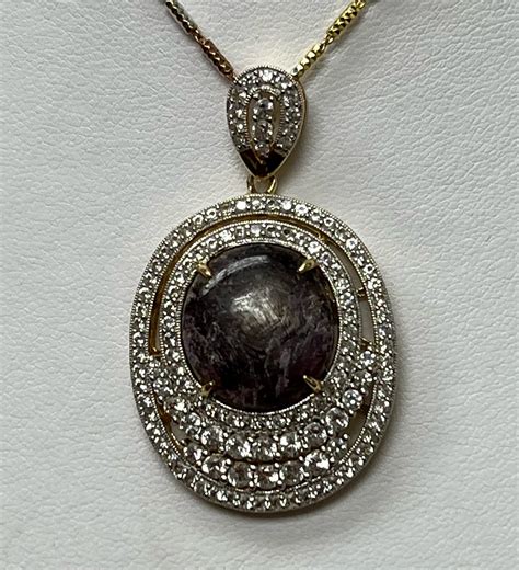 Ruby And Sapphire Necklace In Sterling Silver Property Room