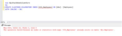 Columnstore Index Enhancements Online And Offline Rebuilds