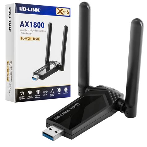 Adapter Wi Fi Ax1800 Usb 3 0 Do Komputera 1774mb S Mini Karta Sieciowa