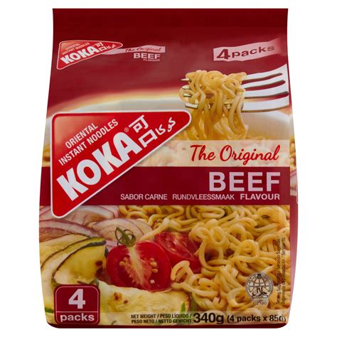 Koka Original Beef Noodles 4 Pack 340 G Storefront En