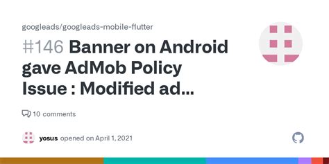 Banner On Android Gave Admob Policy Issue Modified Ad Code Resizing