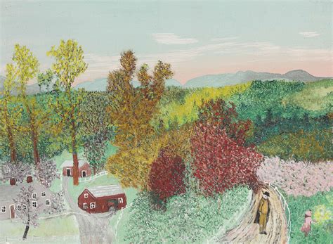 Anna Mary Robertson Grandma Moses 1860 1961 Autumn Christies