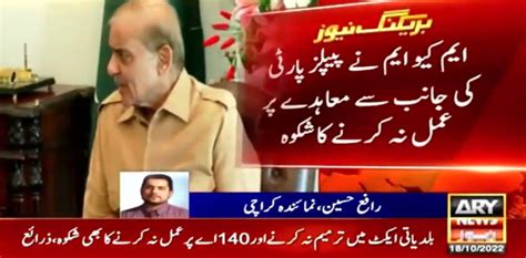 Mqm P Apprises Pm Shehbaz Sharif Of Reservations In Key Meeting