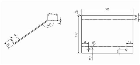 Piastra Tastiera Piccola 35° Acciaio Nero Motedis