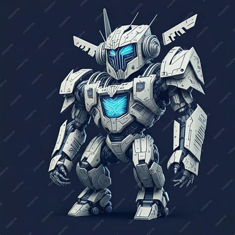 Premium Vector Robot Design Transformer Machine Metal Colorful