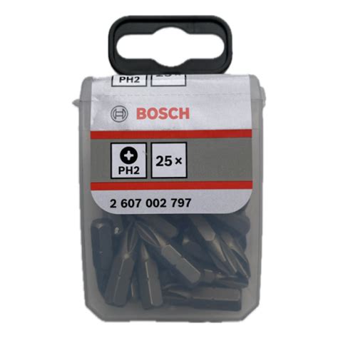 Bosch PH2 Bits 25 Piece 2607002797