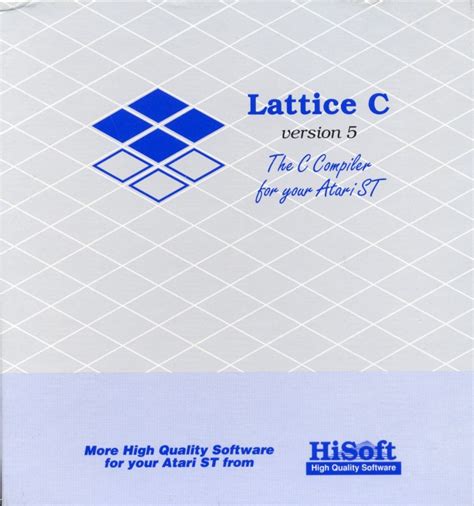 Lattice C Version 5 Software Computing History