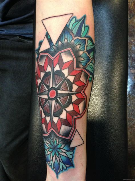 Compass Cogs Tattoos