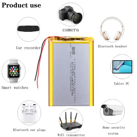 126090 3 7V 8000MAH Lithium Polymer Battery 116090 Grandado