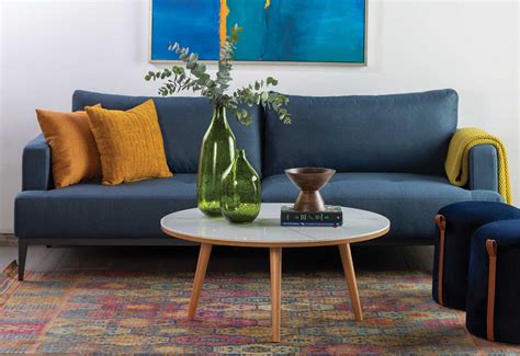 Sofa Cama Biblos Azul Loftnoa