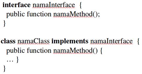 Tutorial Php Oop Part 14 Menggunakan Interface Dan Implements ~ Bagus