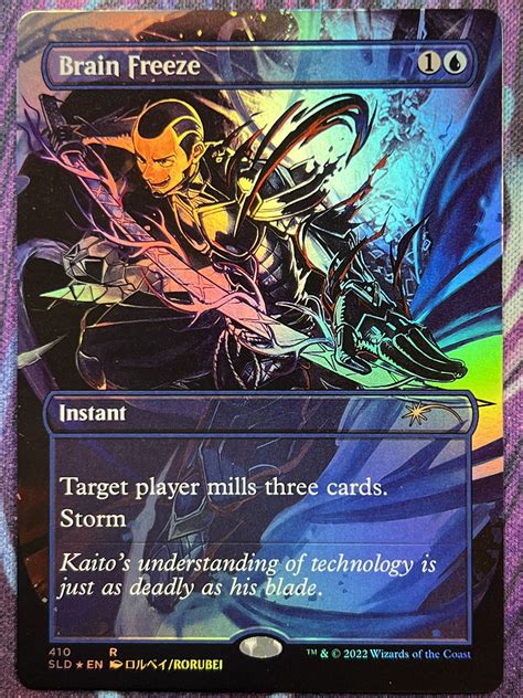 Brain Freeze SLD Full Art 410 Foil Bootleg Mage