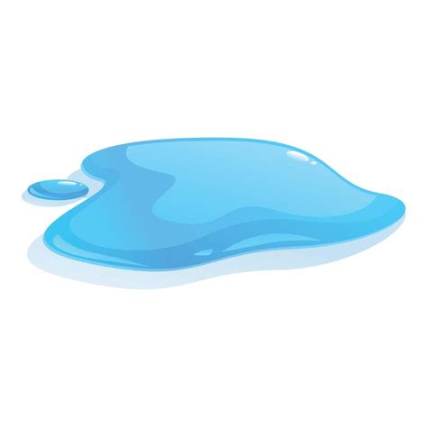 Blue Water Puddle Spreading On The Floor 47565994 Vector Art At Vecteezy