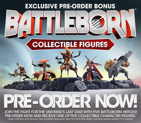 EXCLUSIVE Bonus Pre-Order Battleborn figures at Select Retailers ...