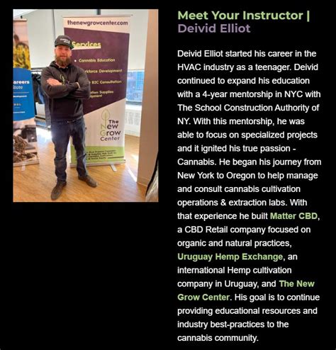 The New Grow Center On Linkedin Get To Know Your Instructor Deivid Elliot Is A Master At His