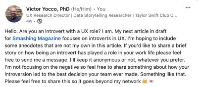 Embracing Introversion In UX Smashing Magazine