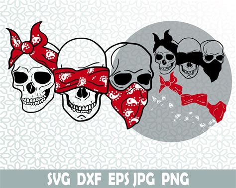 Skeleton Scull Halloween Svg Dxf Png Eps Cricut Etsy