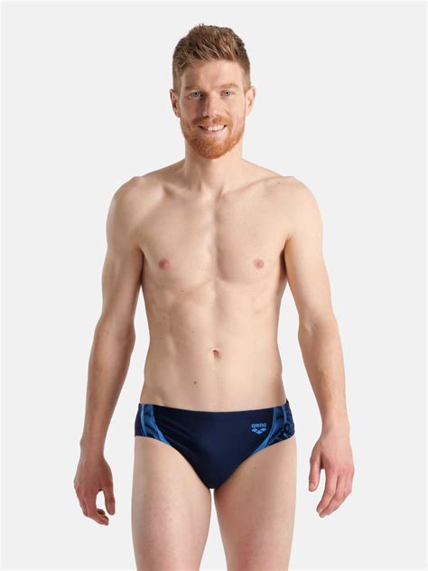 Arena Men S Swim Briefs Graphic Swimming Costumes Nencini Sport