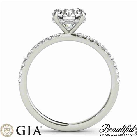 120 Carat Traditional Round Engagement Ring Beautiful Gems And Jewellery