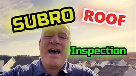 Subro Roof Inspection Daniel The Adjuster Youtube