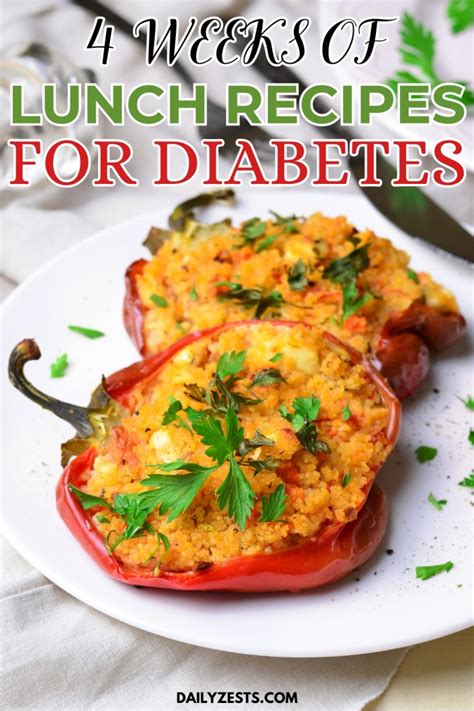 28 Diabetic Lunch Recipes 4 Weeks Of Healthy And Delicious Meals