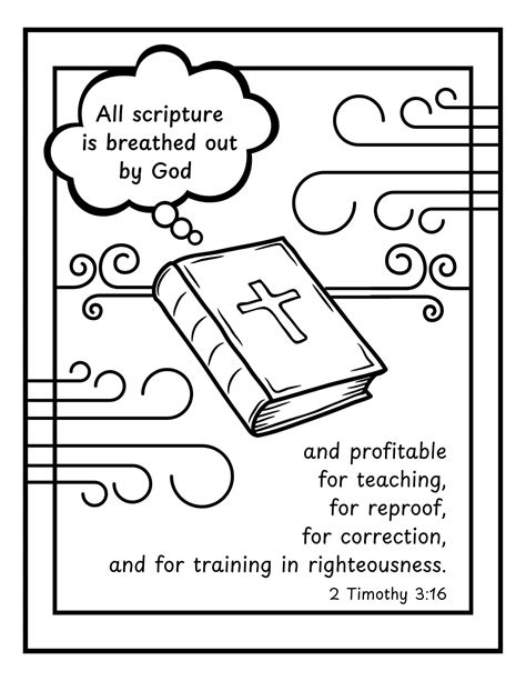 Scripture Coloring Pages 2 Timothy Must Love Lists