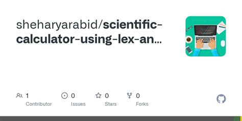 Scientific Calculator Using Lex And Yacc A Out At Main Sheharyarabid