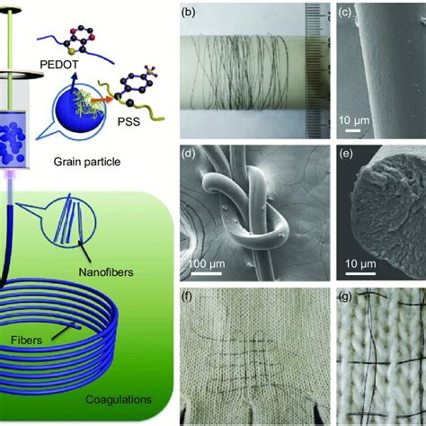 A Schematic Representation Of The Wet Spinning Process B Image Of