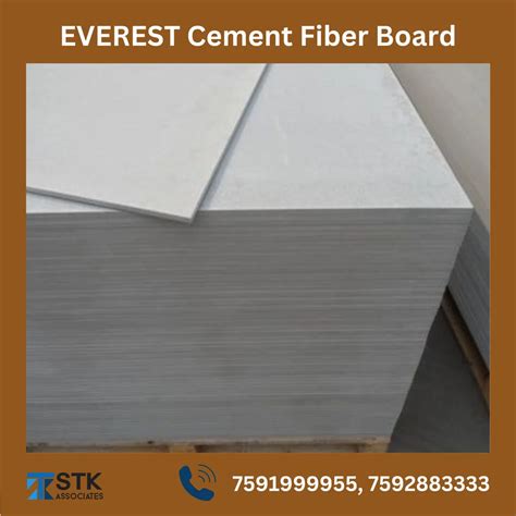 Everest Fiber Cement Board 8x4 Ft 12mm Thickness At ₹ 1139piece