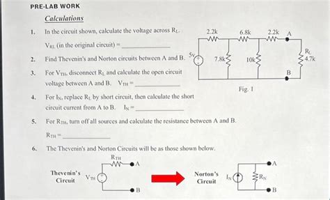 Solved Calculations 1 In The Circuit Shown Calculate The