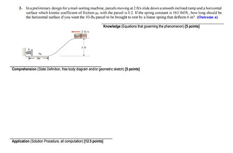 Solved 2 Ina Preliminary Design For A Ma Sorting Machine
