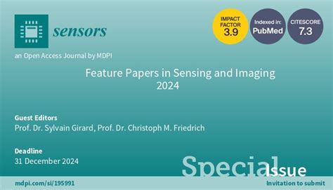 Sensors Mdpi On Linkedin 🌟🌟🌟special Issue Recommendation🌟🌟🌟 Feature Papers In Sensing And