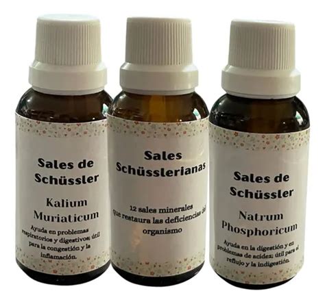 Sales De Schussler Homeopatia Individual 30ml Dilucion Silicia