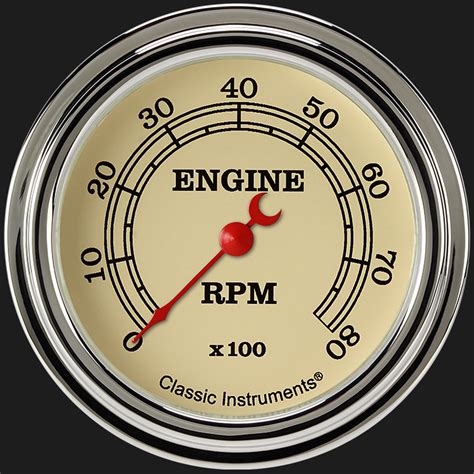 Classic Instruments Store Vintage 2 58 Tachometer