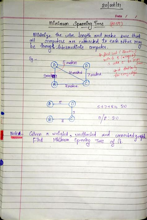 Prims Algorithm Using Adjacency Matrix 2d Array In Ov2 — Brute