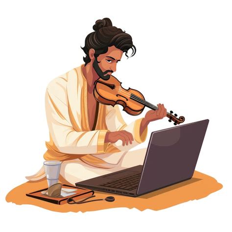 Premium Ai Image Melodic Multitasking A Harmonious Fusion Of Music