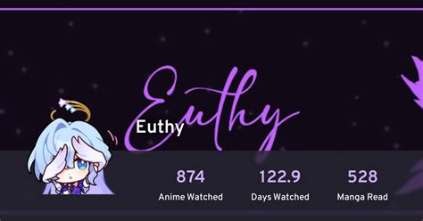 Euthys Profile · Anilist
