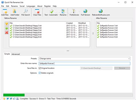 quick file renamer lite 4 5 download review screenshots