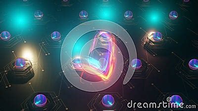 Inside Quantum Pc Quantum Computing Circuit At Work Superposition