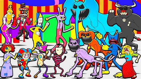 ВЕСЬ УДИВИТЕЛЬНЫЙ ЦИФРОВОЙ ЦИРК 2 ПРОТИВ ВСЕ ПОППИ ПЛЕЙТАЙМ 3 4 часть