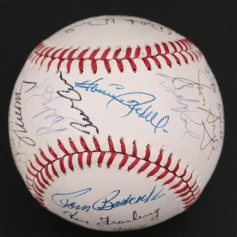 Chicago Cubs Team Signed Baseballs With Bill Connors Ken Frailing And More Ebth