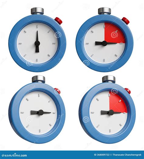 Isolated Stopwatches And Parts Illustration 360259420